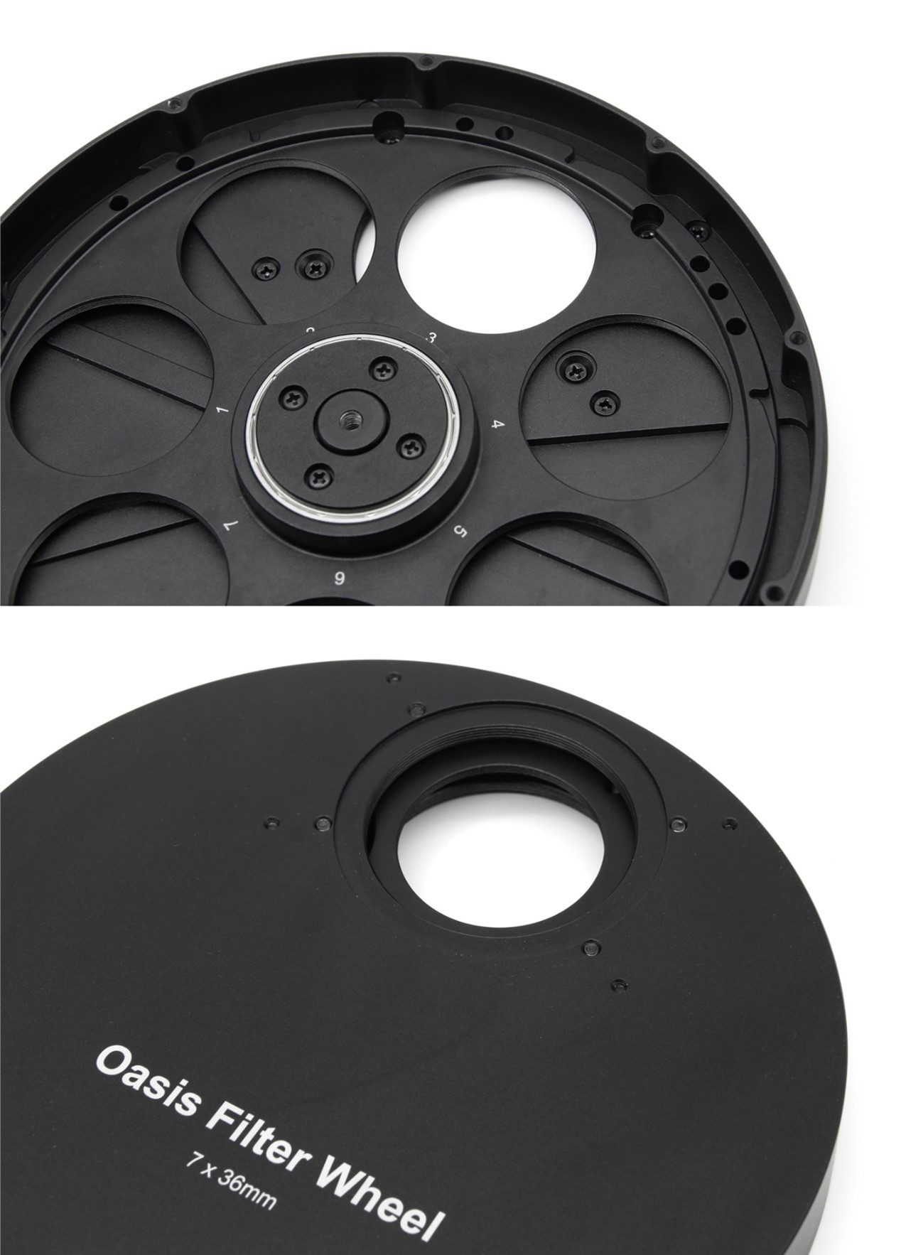 Astroasis Oasis Filter Wheel 7 x 36mm | First Light Optics